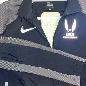 Nike | Jackets & Coats | Nike Usatf Limited Edition Zip Up Reflective ...